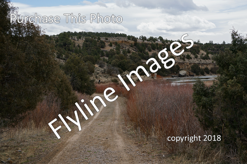 El Vado Ranch Downstream Trail - Flyline Images